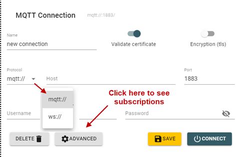 Using Mqtt Explorer