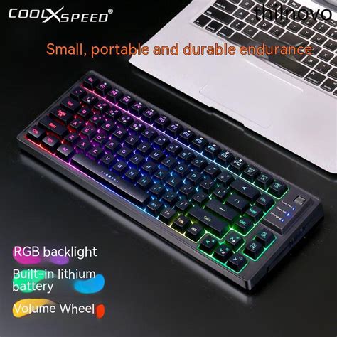K Portable Wireless Keypad RGB Backlight Charging Quiet Mechanical Feel Small Shopee