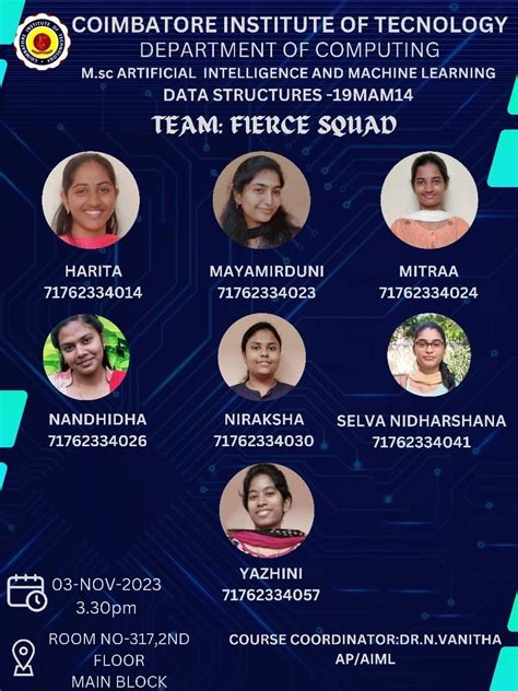 Dr N Vanitha On Linkedin Reels Presentation On Data Structures By