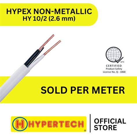 Hypertech Hypex 10 2 Per Meter Nm Wire Pdx Pure Copper Electrical Wire Shopee Philippines