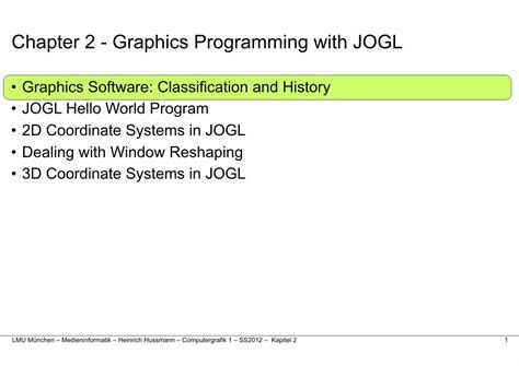 Pdf Chapter 2 Graphics Programming With Joglchapter 2 Graphics
