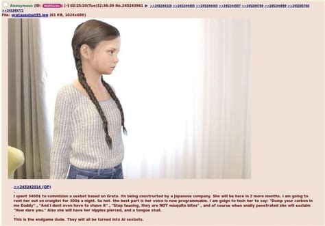 Anon Orders A Greta Thunberg Sex Doll Nsfw Rgreentext