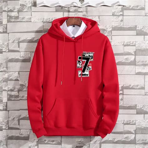 Mens Thermal Lined Printed Hoodies Casual Hooded Sweatshirt Temu