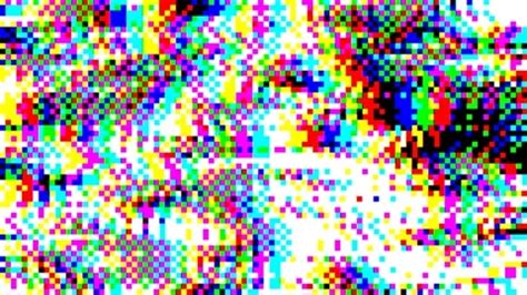 Abstract Pixel Retro Bit Rgb Noise Stat Stock Video Pond