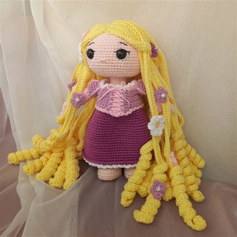 Rapunzel Crochêamigurumi Elo7 Produtos Especiais