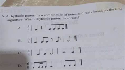rhythmic pattern