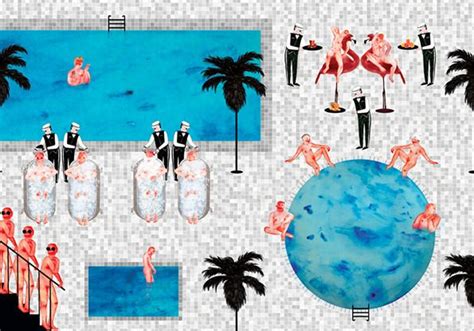 Illustration Hanging Out At Naked Pool Parties With Tal Granot
