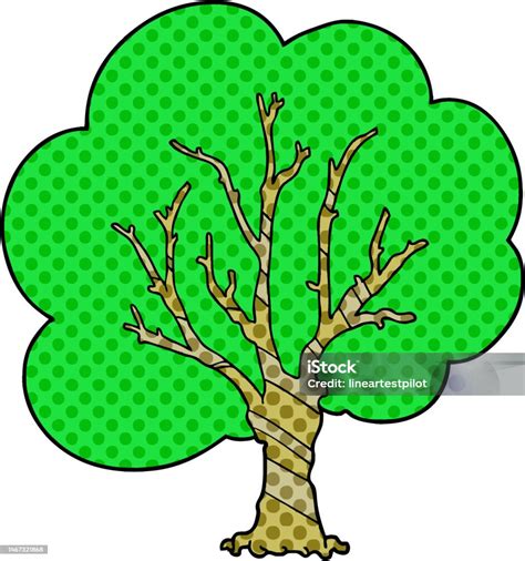 Cartoon Tree向量圖形及更多卡通圖片 卡通 另類的 垂直構圖 Istock