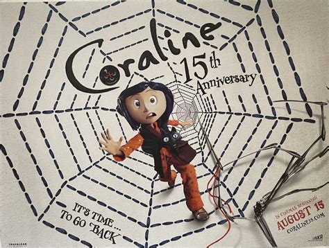 Coraline 15th Anniversary Uk Quad Poster 2024 Bhp Collectibles