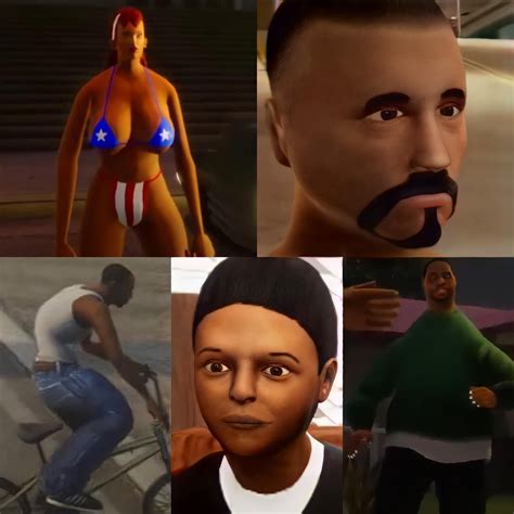 Gta Trilogy Characters Enhanced Through Ai Zoom Rplaystation