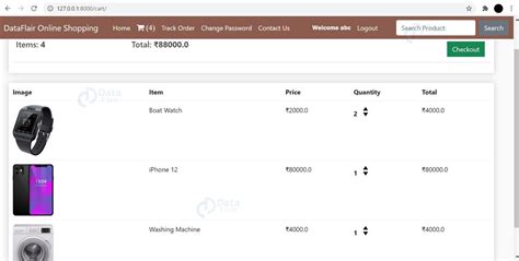 Online Shopping System Project In Python Django Dataflair
