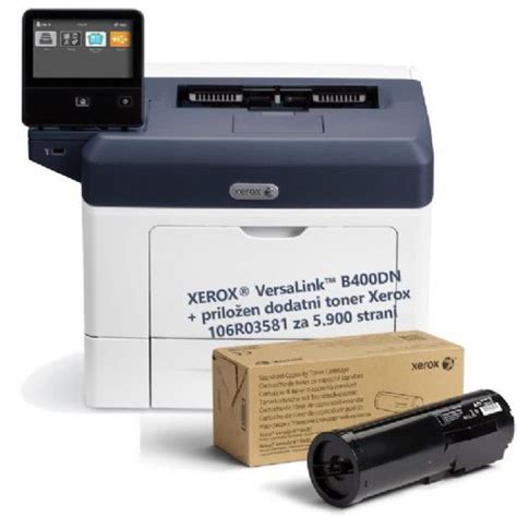 Laserski Tiskalnik Xerox® Versalink™ B400dn črn Toner 5 900p Enaa