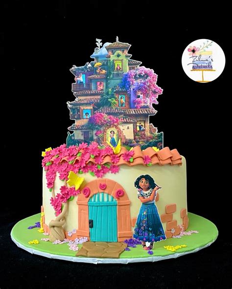 Casa Madrigal And Mirabel Princess Birthday Blue Velvet Cupcakes Birthday Party Decorations