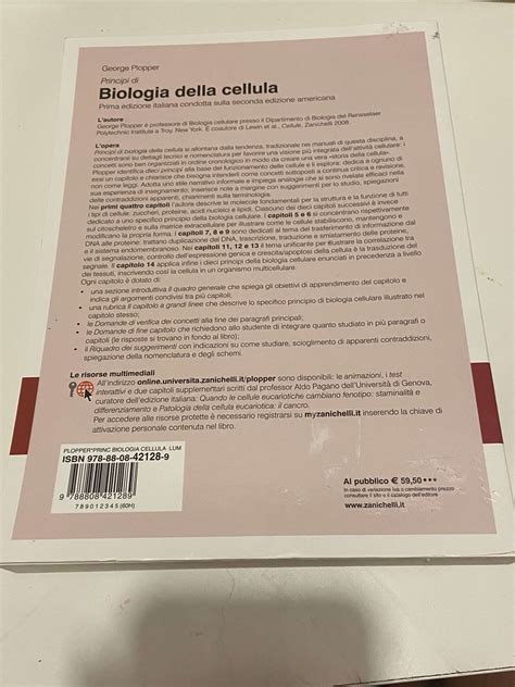 Biologia Della Cellula Stucampus