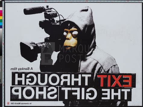 Marquee Poster Exit Through The Gift Shop UK Quad