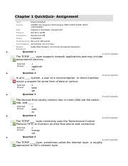 Ch 1 Docx Chapter 1 QuickQuiz Assignment User Course Shane Standart