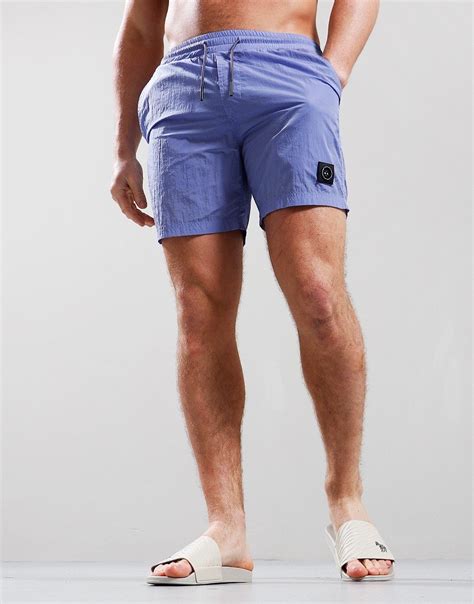 Marshall Artist Krinkle Nylon Swim Ultraviolet Terraces Menswear
