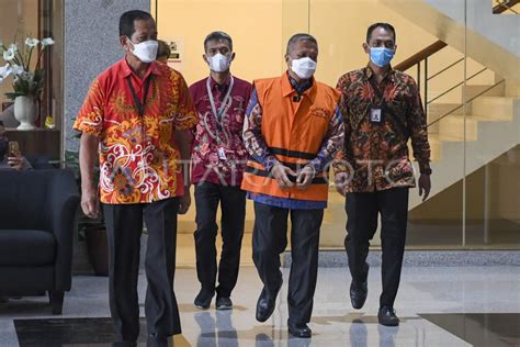 HAKIM AGUNG SUDRAJAD DIMYATI DITAHAN DI KPK ANTARA Foto