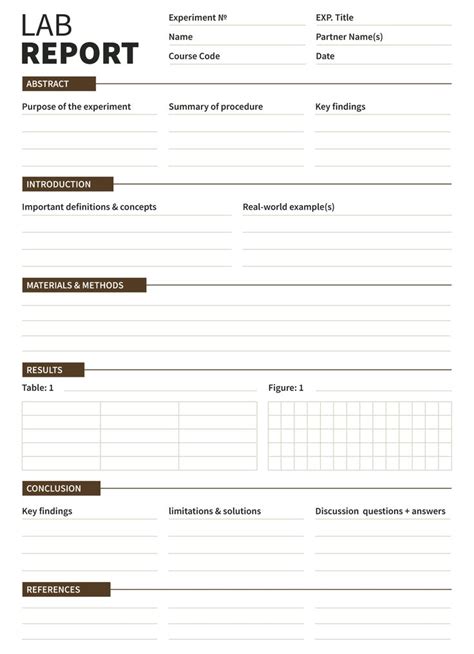 Lab Report Free Google Docs Template Amazing