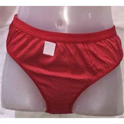 Red Nice Touch Polka Dot Panty Size Medium At Rs 110piece In New