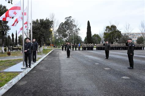 სსიპ კადეტთა სამხედრო ლიცეუმი Lepl Cadets Military Lyceum დღეს ლიცეუმში ტრადიციულად დროშის