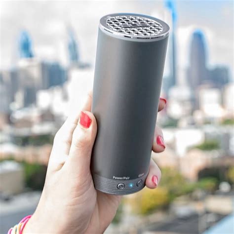 808 Nrg Glo Bluetooth Wireless Speaker In Grey Gem