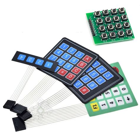 Englab★ Arduino Keypad 1×6 3×4 4×4 4×5 Matrix Keyboard Expansion Keyboard Keypad Shopee