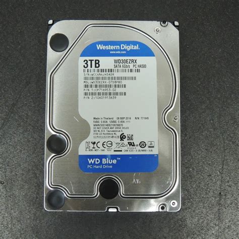 Yahooオークション 【検品済み】wd 3tb Hdd Wd30ezrx 使用11965時
