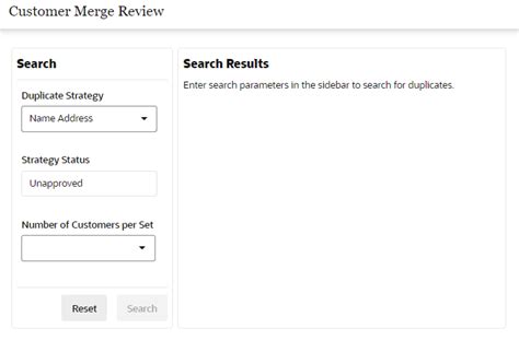 Customer Merge Review
