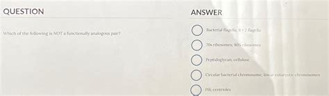 Solved Questionwhich Of The Following Is Not A Functionally