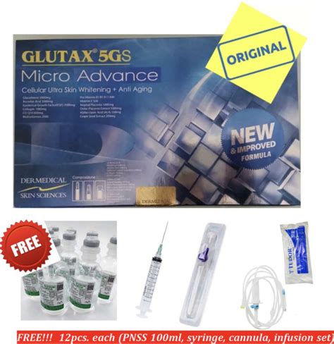 Glutax 5gs Micro Advance W Complete Drip Set Lazada Ph