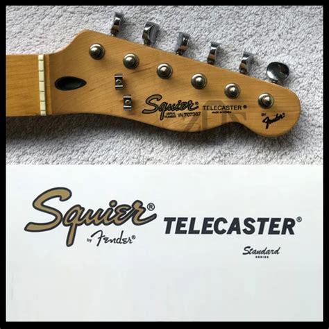 Decal Stiker Sticker Headstock Gitar Guitar Squier Fender Telecaster