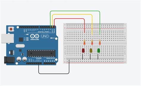 Arduino Traffic Light With Snap Fit 3d Case