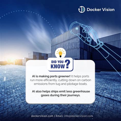 Docker Vision On Linkedin Dockervision Futureofports Portautomation Artificialintelligence…