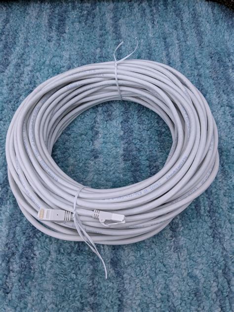 0606u2020 エレコム Lanケーブル Cat6a 40m 爪折れ防止 Rohs指令準拠 ホワイト中古のヤフオク落札情報