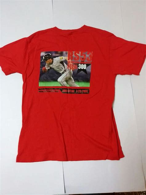 元阪神タイガース 赤星憲広さん300盗塁達成記念tシャツ！ メルカリ