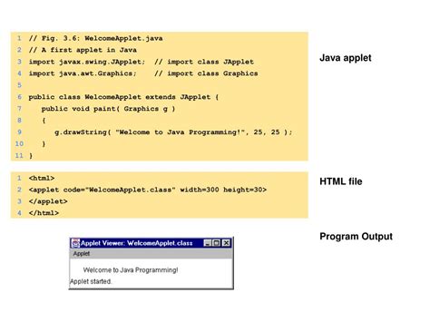 ppt chapter 3 introduction to java applets powerpoint presentation