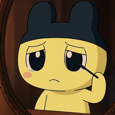 Mametchi Applying His Mascara About Ready To Cry By Yanderetchi On