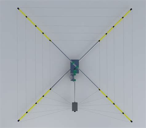 Radioamateur Cobweb Antenna
