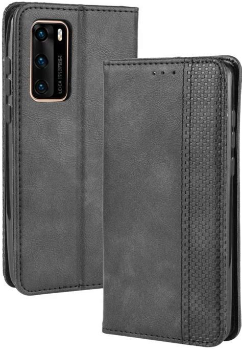 Etui Do Huawei P40 Skóra Pu Portfel Zamknięcie Magnetyczne Etui na