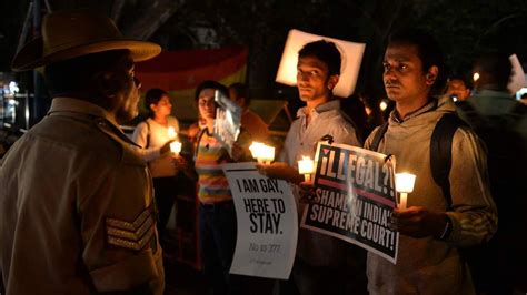India Campaigners Protest Law Banning Gay Sex World News Sky News
