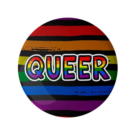 Queer Pin Button That Queer Card Co