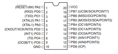 Attiny2313 программатор arduino