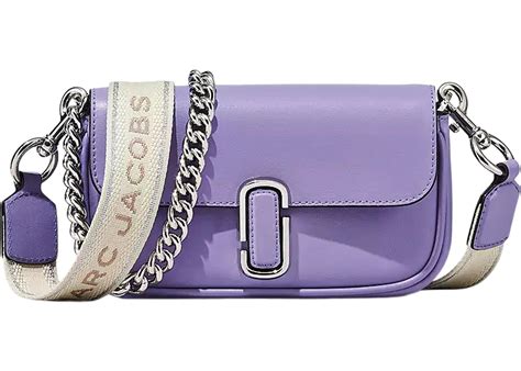 Marc Jacobs The J Marc Mini Shoulder Bag Daybreak In Smooth Leather With Silver Tone Us