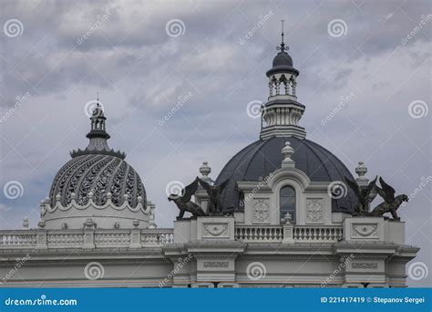 A Beautiful Dome Of A Gothic Palace Stock Image Image Of Facade
