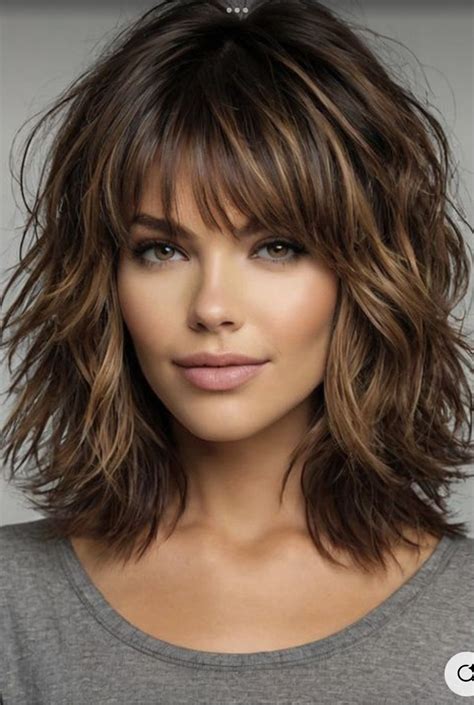 Pin By Donna Fitzgerald On Hair In 2025 Medium Length Hair With Bangs