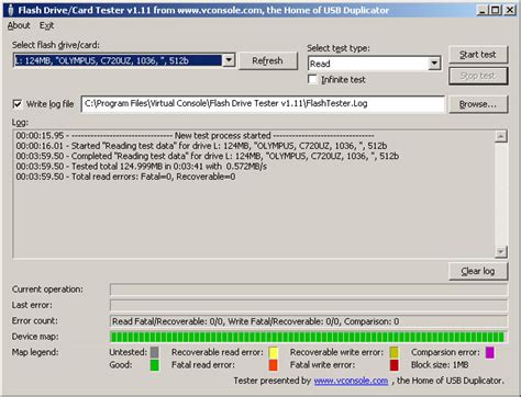 scan and test removable drives with flash tester free flash drive repair