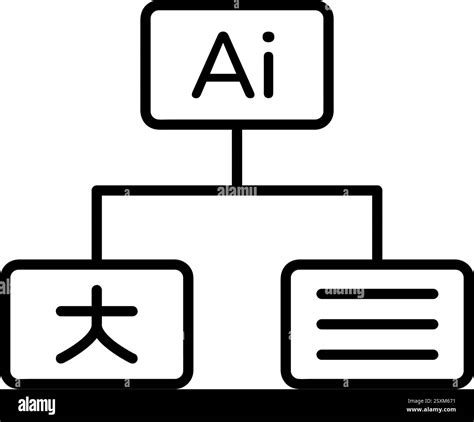 Generative Ai Translation Data Icon Stock Vector Image And Art Alamy