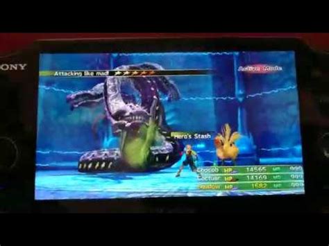 PSVita Final Fantasy X 2 HD Remastered VS Major Numerus YouTube