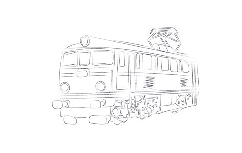Locomotiva Desenhando Para Impressões 50243859 Png